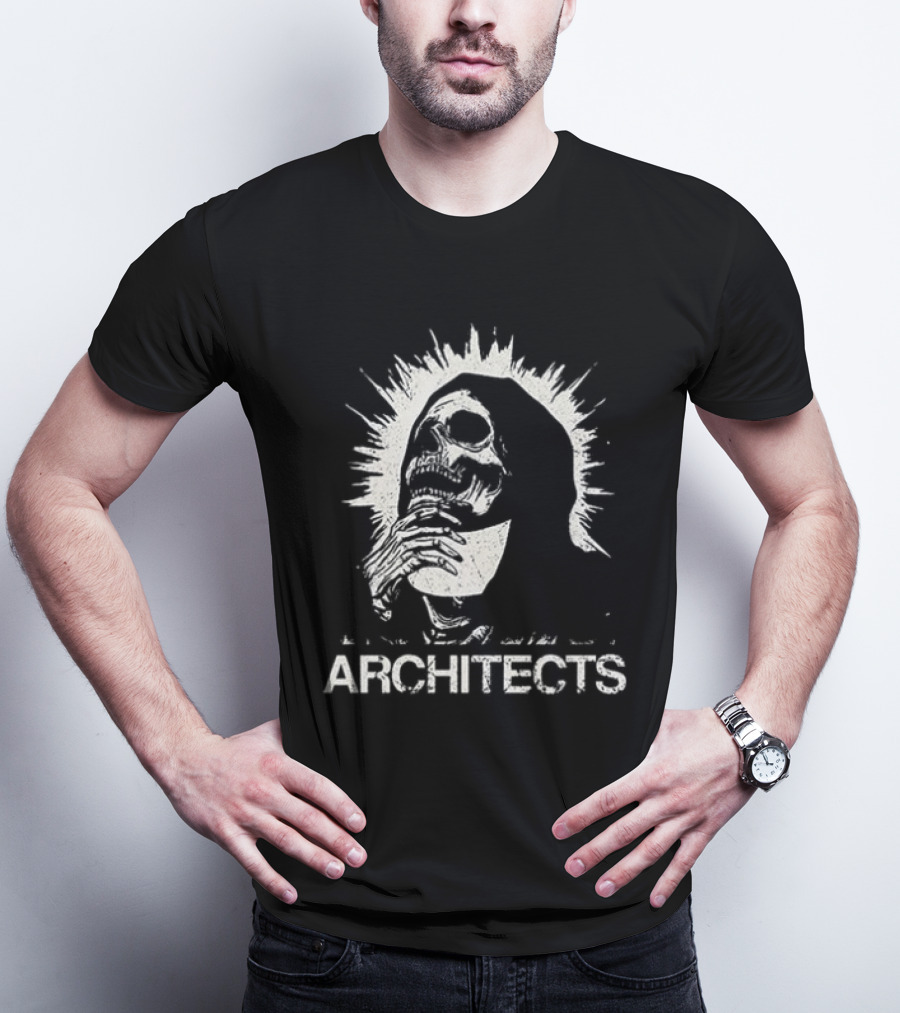 Architects Concert Whiplash Experience Vintage Inspired Skeleton T-Shirt