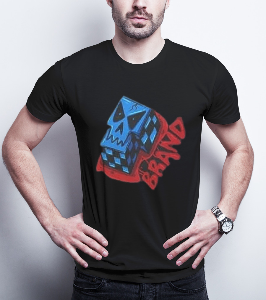 Don't Let Your Love For Somebody Overlook The Reality Of The Situation Skull Cube Brand T-Shirt
