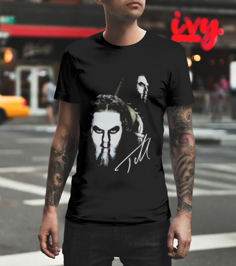 Luchasaurus Mask Illustration AEW Jell Signature T-Shirt