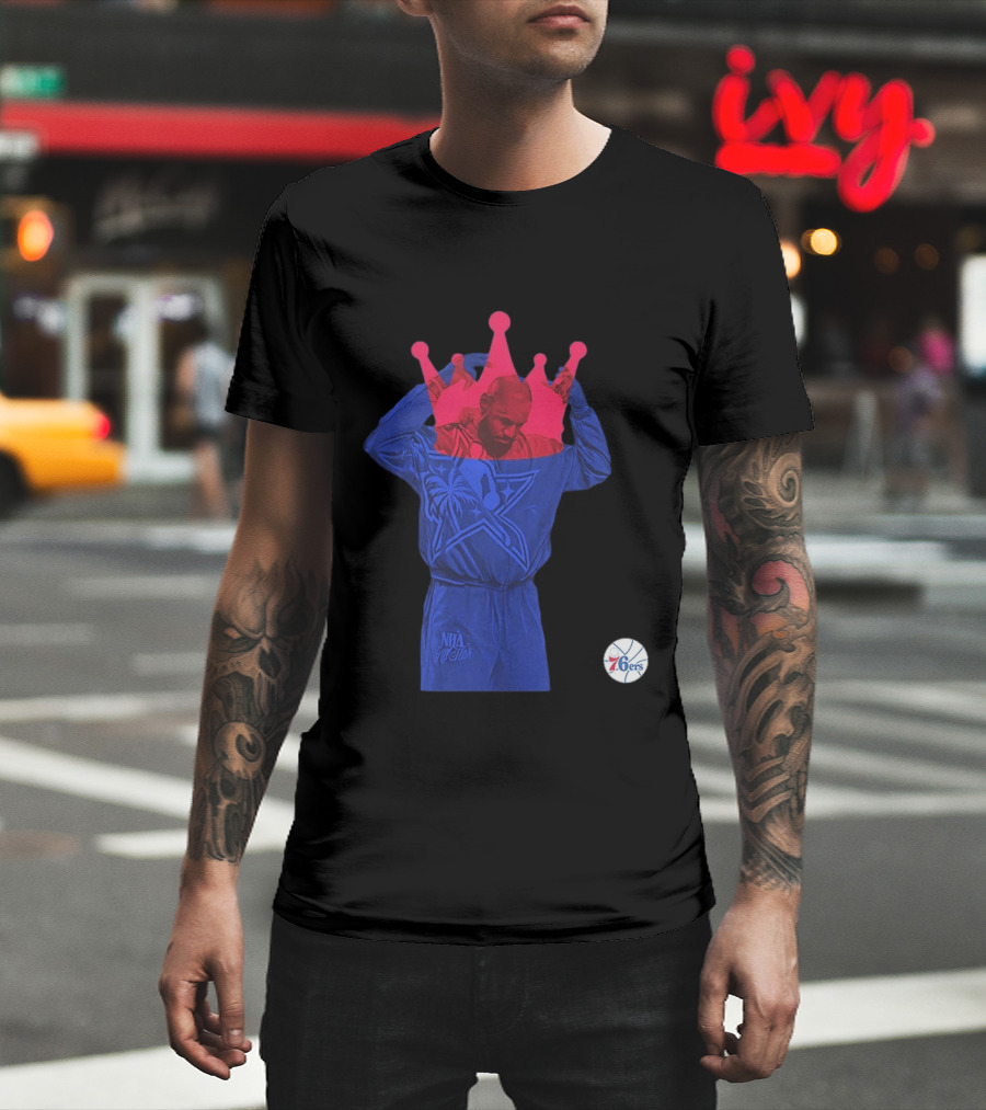 NBA All Star King LeBron James Philadelphia 76ers Season T-Shirt