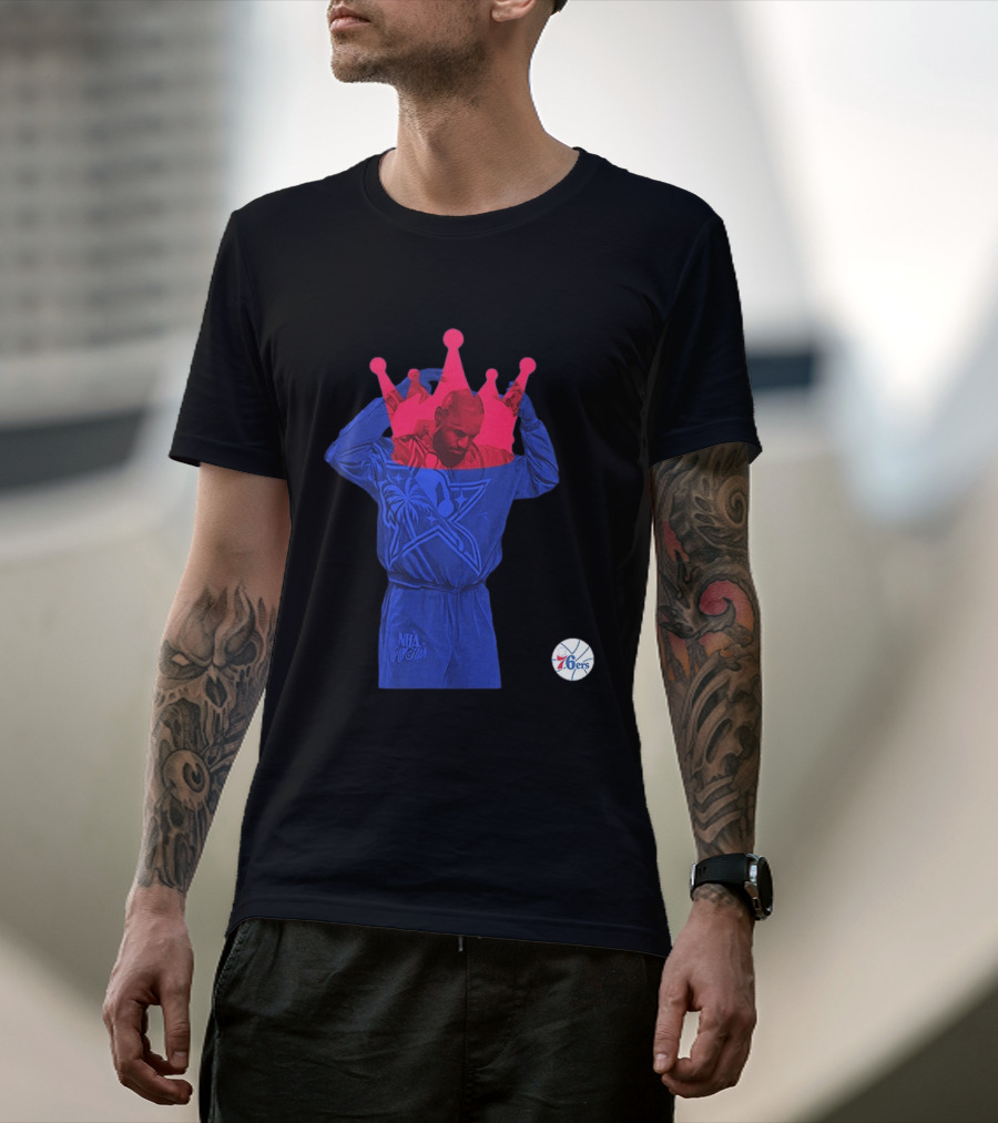 NBA All Star King LeBron James Philadelphia 76ers Season T-Shirt