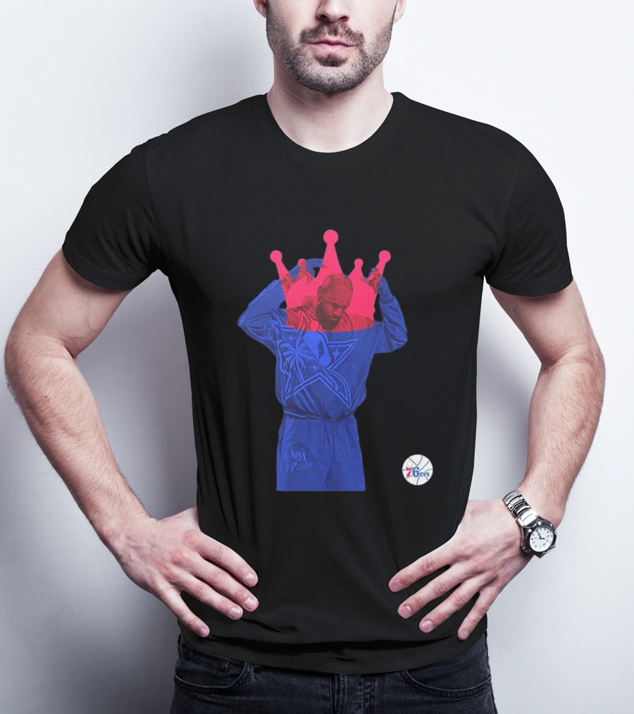 NBA All Star King LeBron James Philadelphia 76ers Season T-Shirt