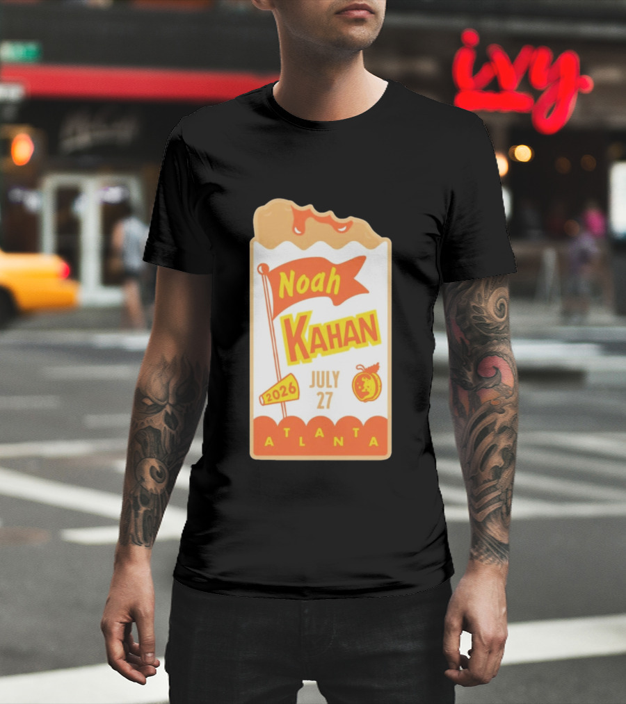 Noah Kahan Atlanta July 27 2026 Event T-Shirt