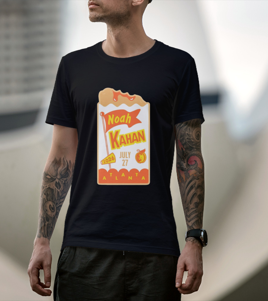 Noah Kahan Atlanta July 27 2026 Event T-Shirt