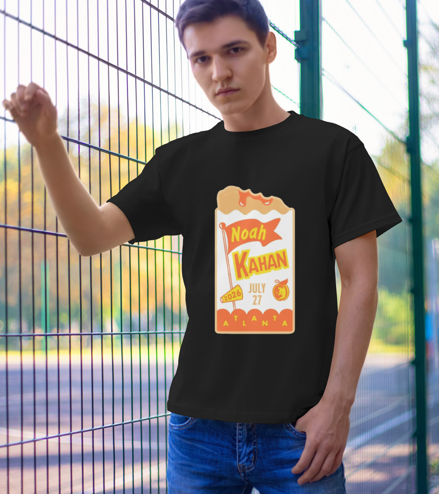 Noah Kahan Atlanta July 27 2026 Event T-Shirt