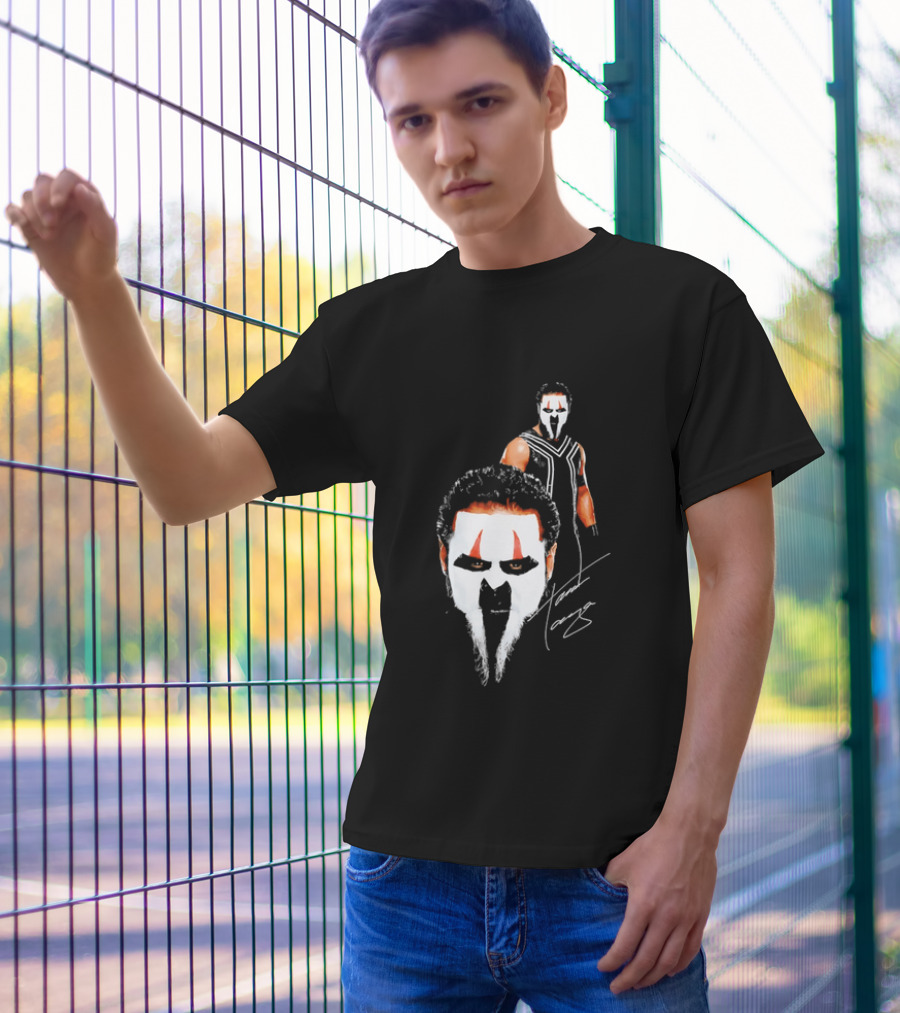 Tama Tonga Face Paint Mask Wrestler Signature T-Shirt