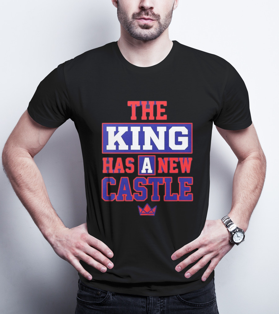 The King Has A New Castle LeBron James Philadelphia 76ers NBA 2026 T-Shirt