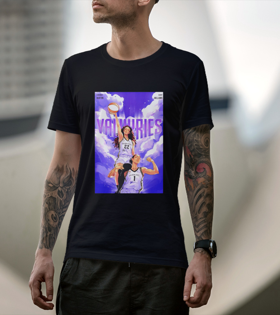 Veronica Burton Gabby Williams Golden State Valkyries Basketball Future T-Shirt