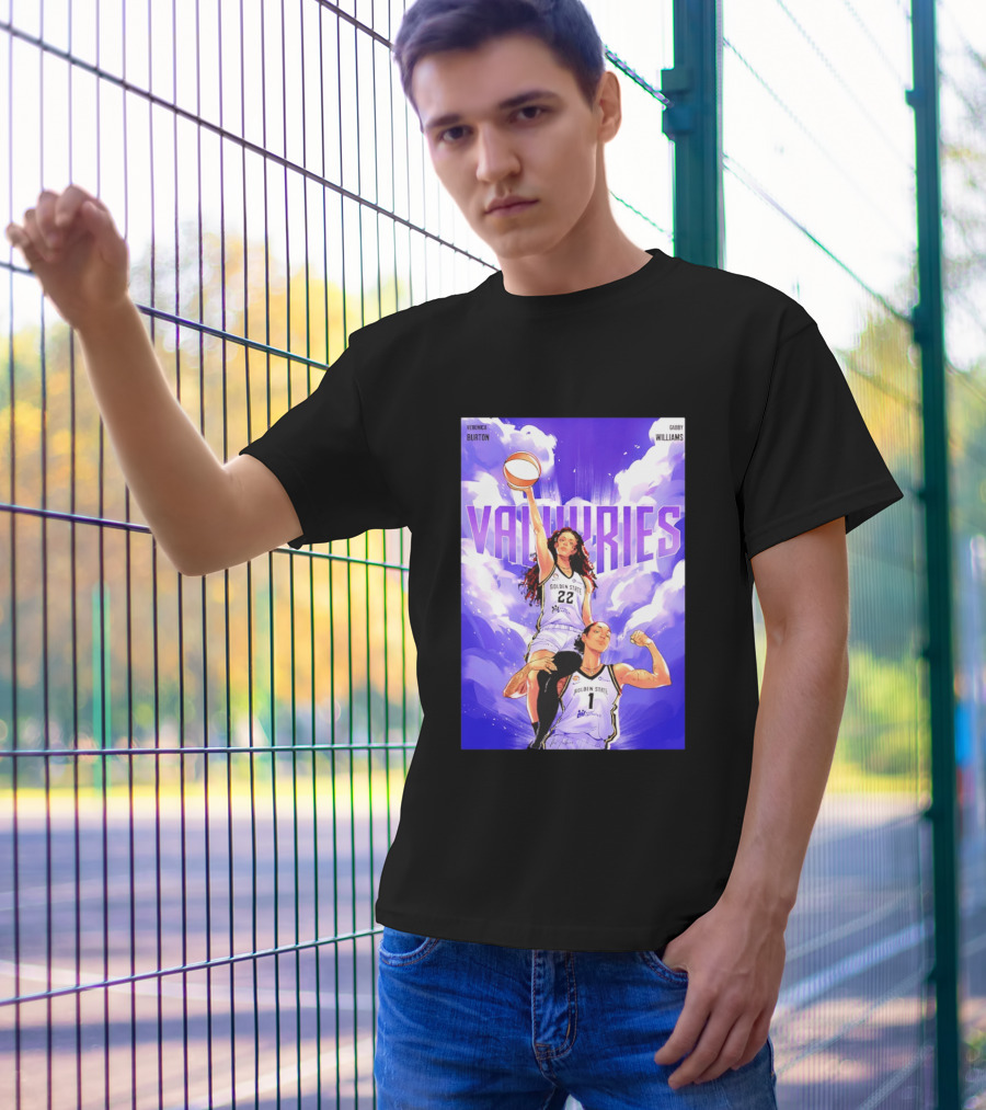 Veronica Burton Gabby Williams Golden State Valkyries Basketball Future T-Shirt