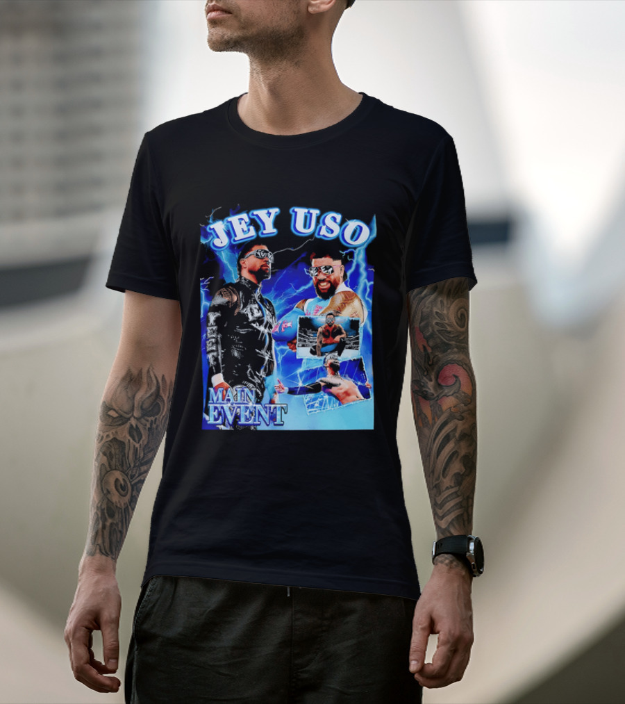 Jey Uso Main Event Yeet Energy Wrestling Highlights T-Shirt