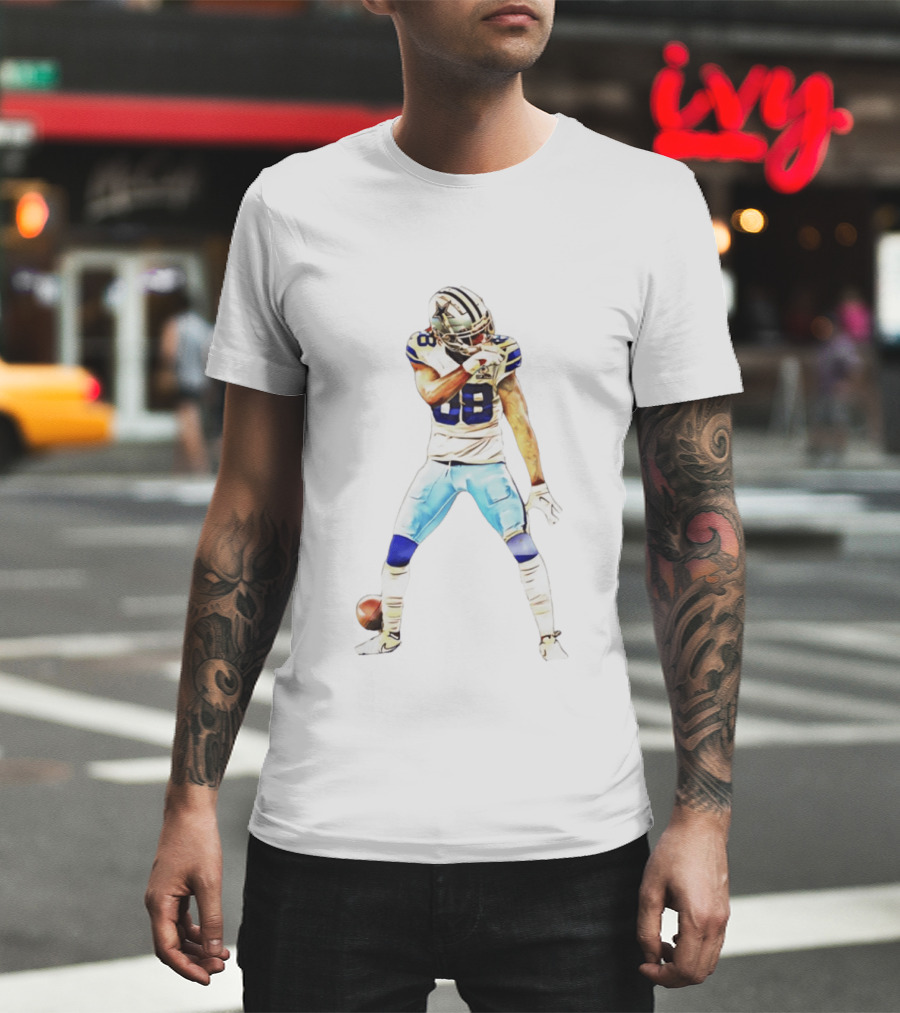 Dallas Cowboys CeeDee Lamb Number 88 Celebration T-Shirt