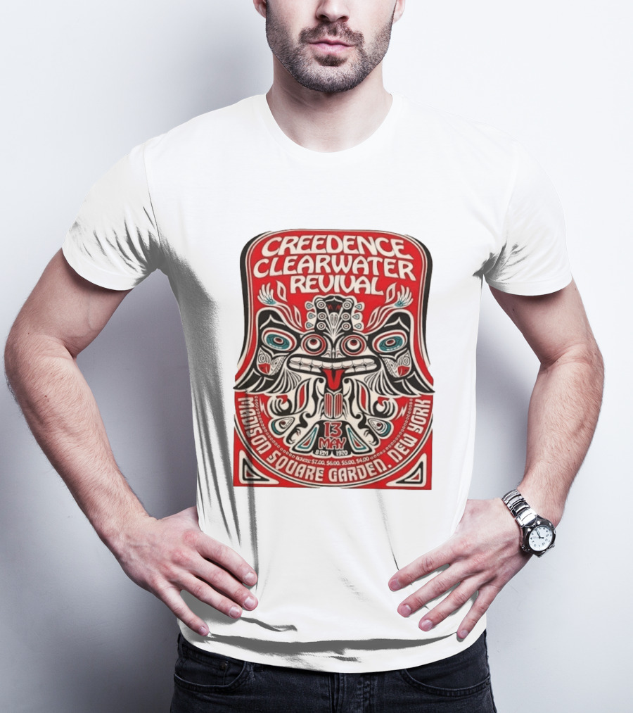 Creedence Clearwater Revival Madison Square Garden New York 13 May 1970 T-Shirt