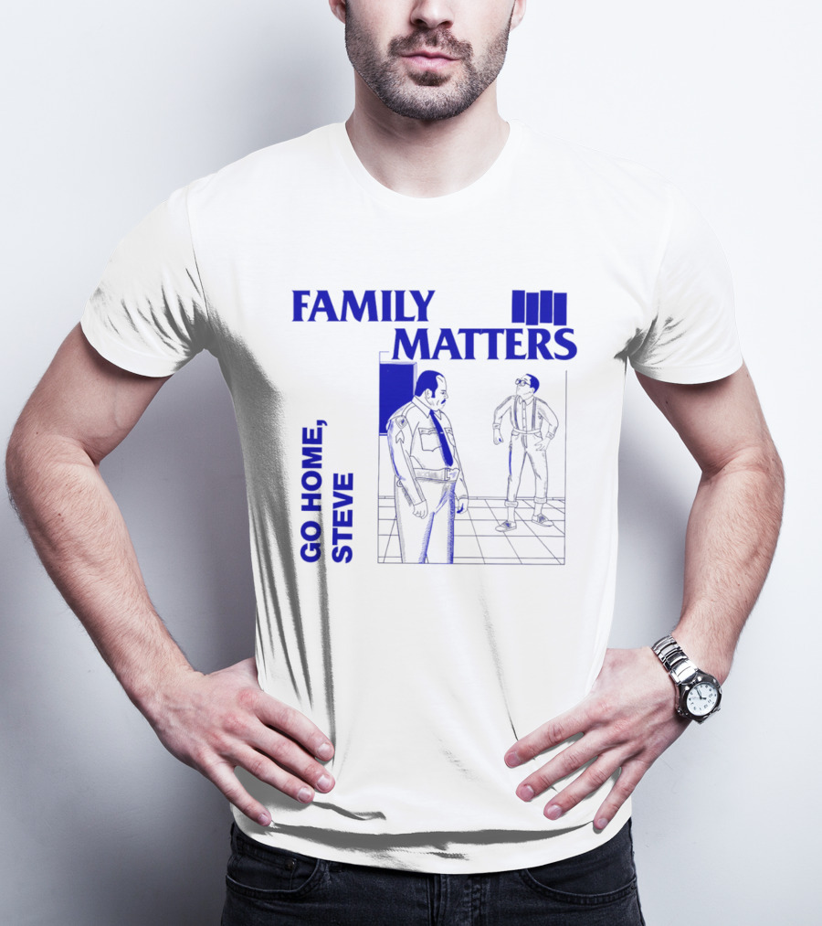 Family Matters Go Home Steve TV Show Humor Scene T-Shirt