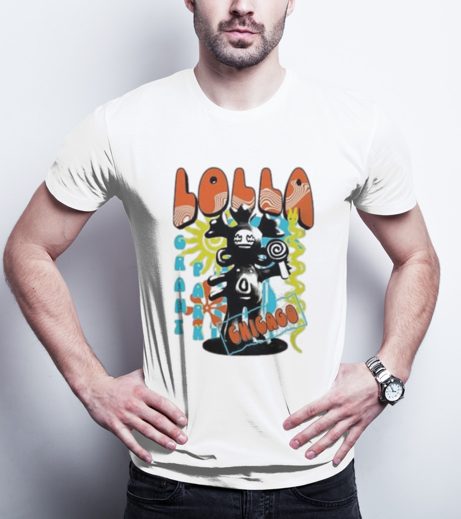 Lollapalooza Festival Lolla Grant Park Chicago Lineup July 30 Aug 2 2026 T-Shirt