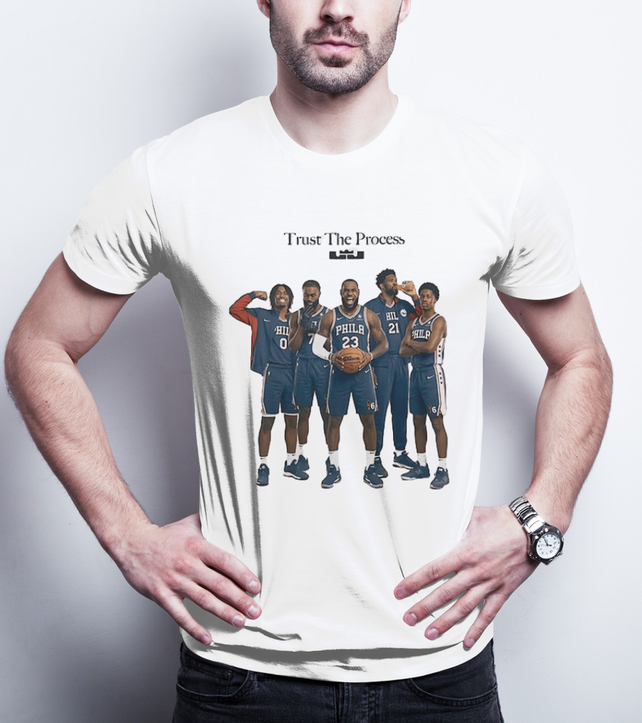 Trust The Process Philly Basketball Team Players T-Shirt