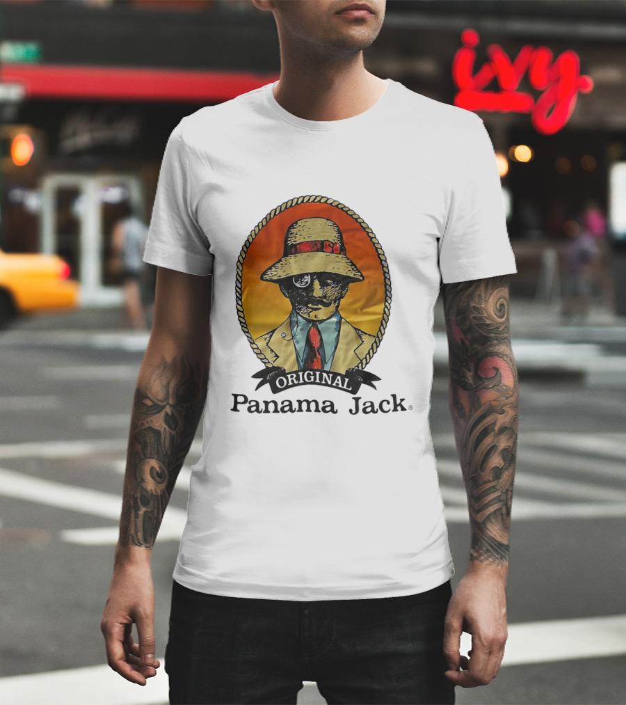 Original Panama Jack Man With Hat And Monocle T-Shirt