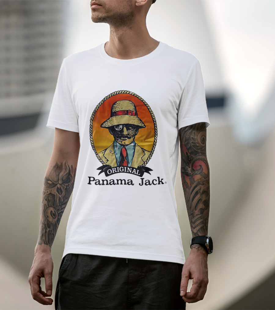Original Panama Jack Man With Hat And Monocle T-Shirt