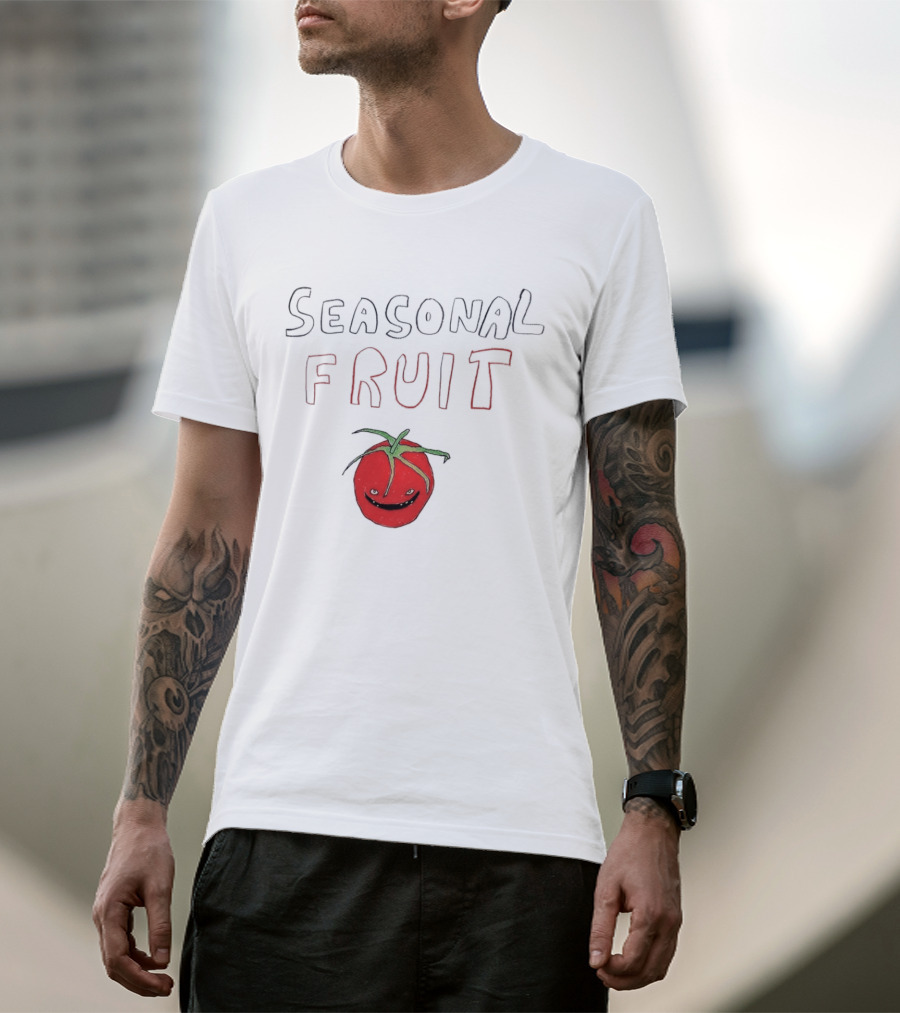 Seasonal Fruit Tomato With Painted Face T-Shirt