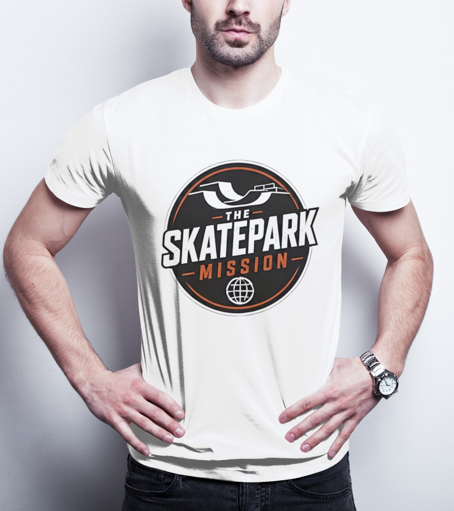 The Skatepark Mission Adventure With Ramp And Globe T-Shirt