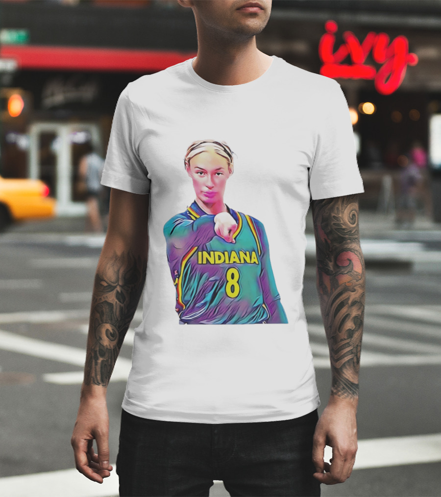 Sophie Cunningham Indiana Number 8 Indiana Fever Basketball Meme T-Shirt