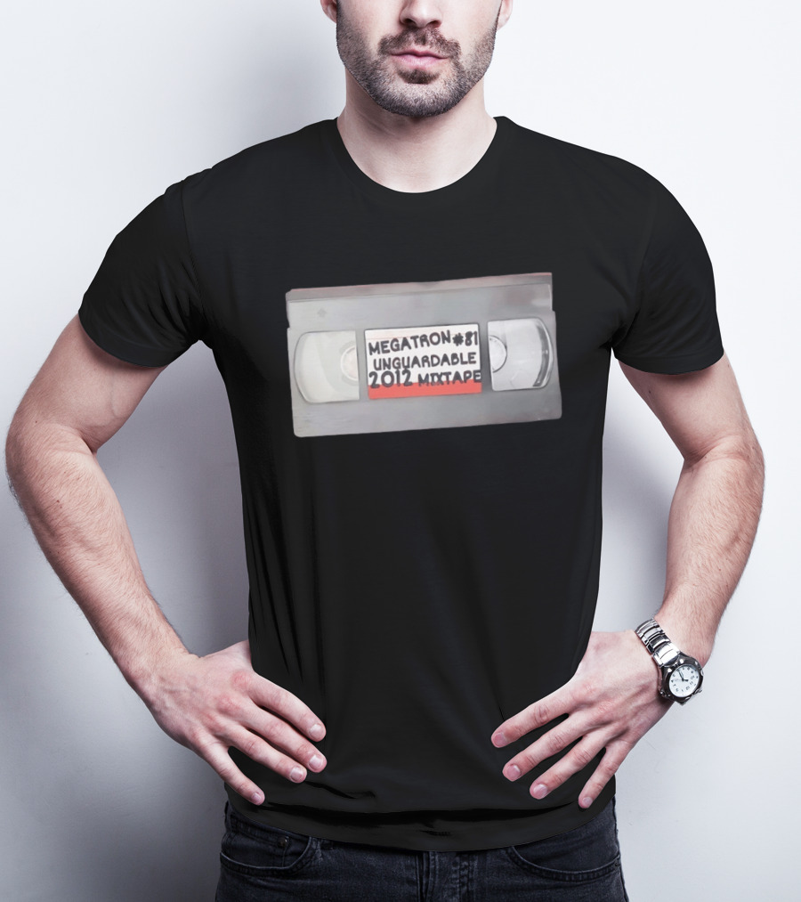 Megatron 81 Unguardable 2012 Mixtape VHS T-Shirt