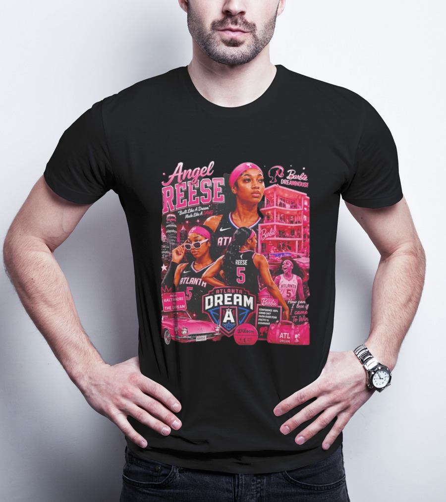 Angel Reese Barbie Dreamhouse Atlanta Dream Basketball Dawg Confidence Dominant T-Shirt