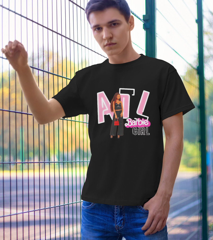 Barbie Girl ATL Angel Reese Atlanta Dream Basketball WNBA 2026 T-Shirt