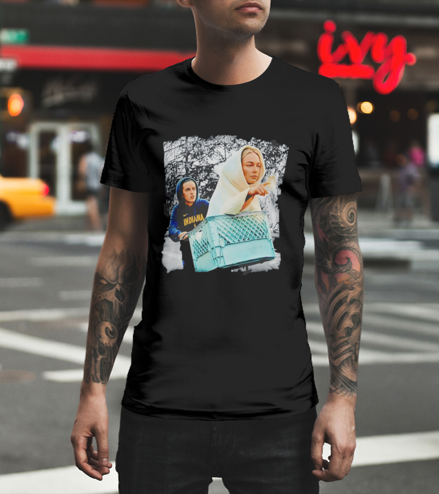 Caitlin Clark Sophie Cunningham ET Indiana Fever Basketball Iconic Movie Mashup 2026 T-Shirt