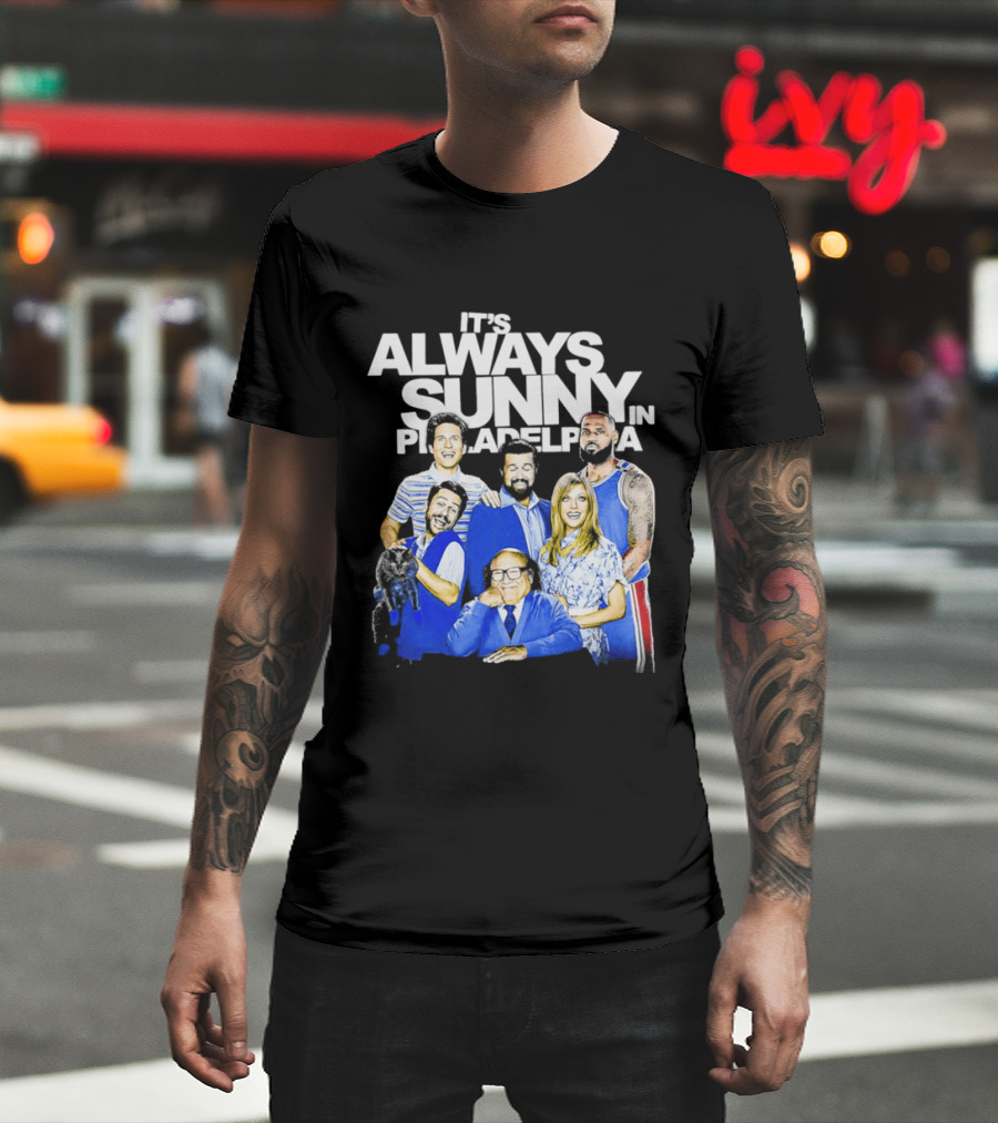 It's Always Sunny In Philadelphia Lebron James Kitten Mittens T-Shirt