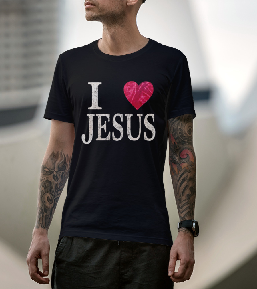 Jessie Bates III I Heart Jesus T-Shirt