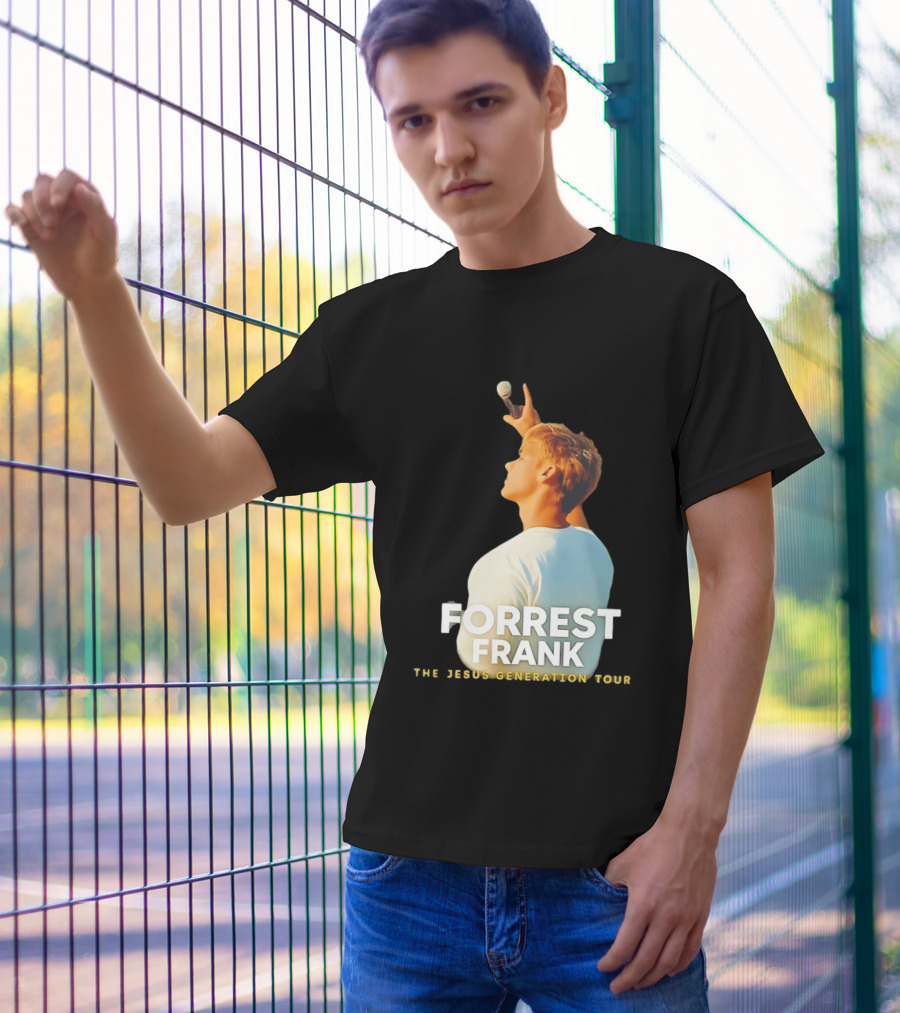 Forrest Frank The Jesus Generation Tour Microphone Pose T-Shirt