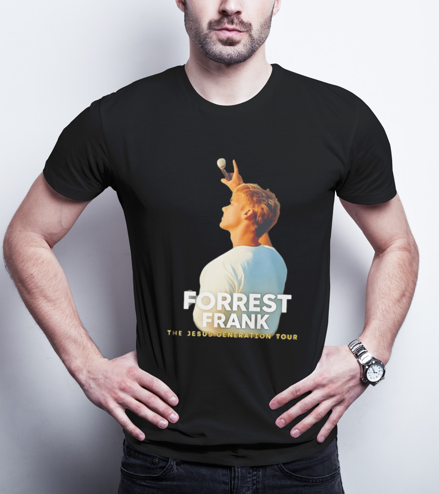 Forrest Frank The Jesus Generation Tour Microphone Pose T-Shirt