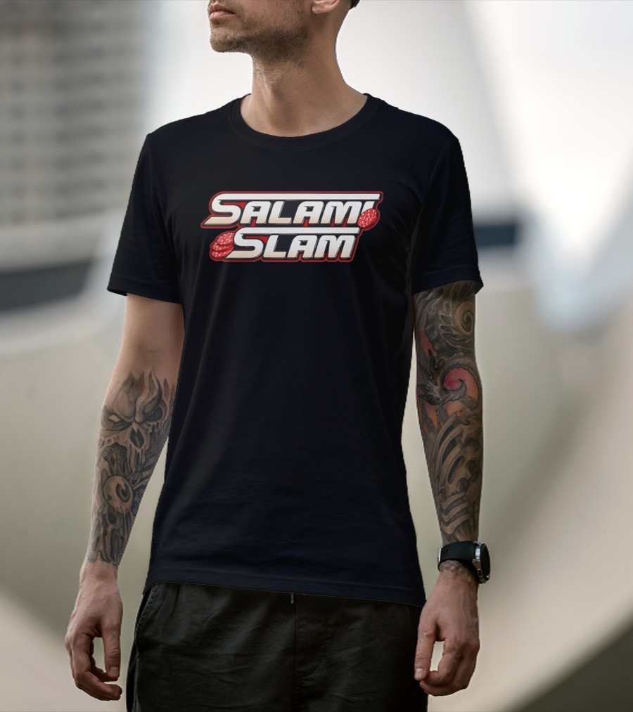 Salami Slam SummerSlam WWE Bold Iconic Wrestling T-Shirt