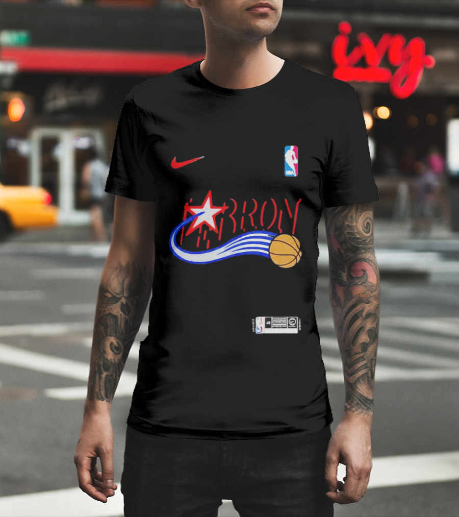 Nike NBA LeBron Star Basketball Graphic Philadelphia 76ers T-Shirt