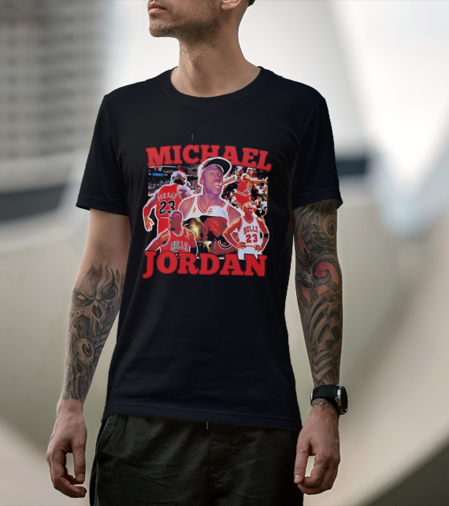 Michael Jordan 23 Bulls 90s T-Shirt