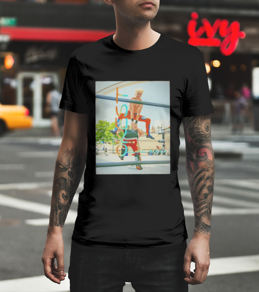 OKest Leapfrog In The World Wrestling Event Colorful Spectacle T-Shirt