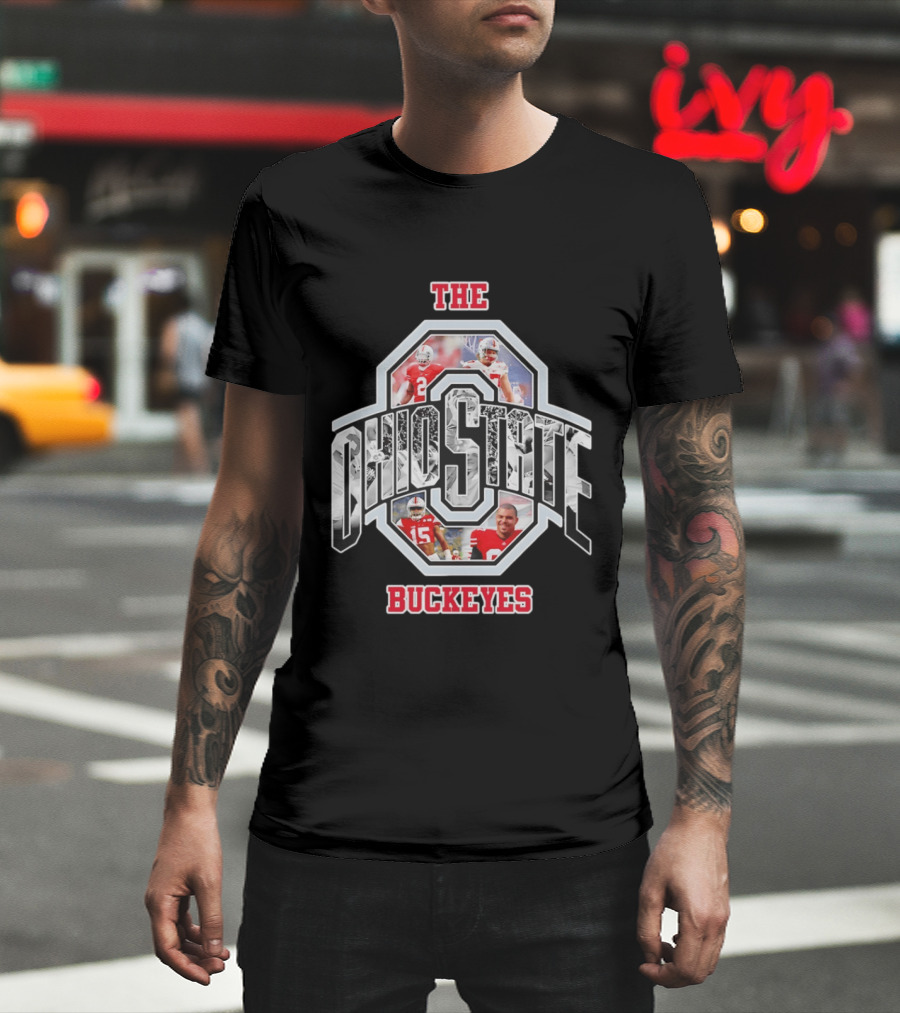 Ohio State Buckeyes Football Collage Ohio State T-Shirt