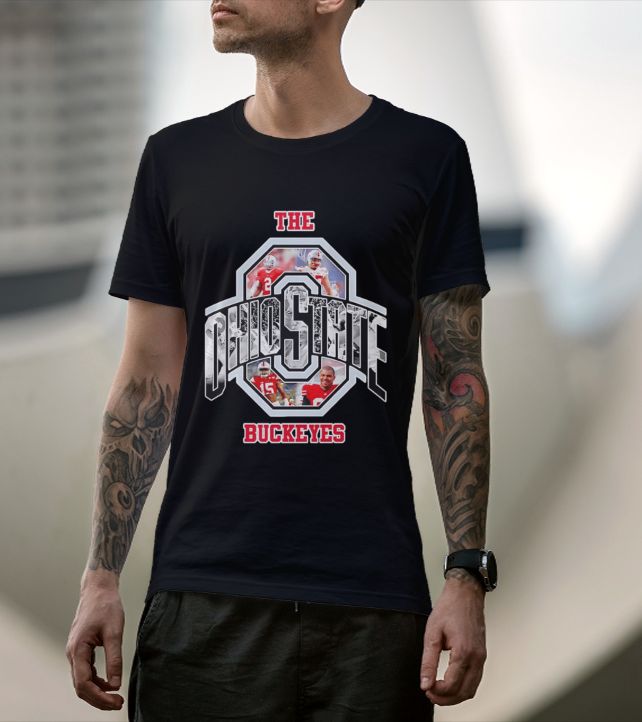 Ohio State Buckeyes Football Collage Ohio State T-Shirt