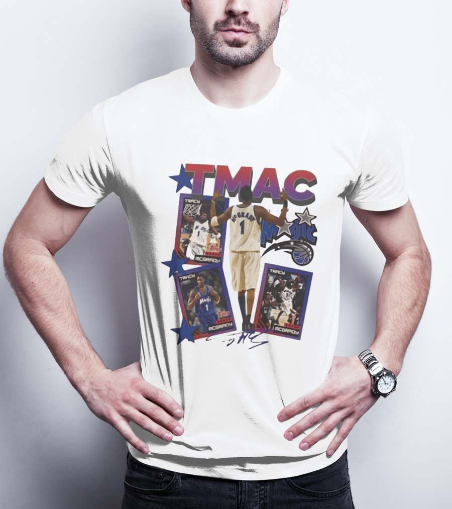 TMAC Tracy McGrady Magic Basketball Legends T-Shirt