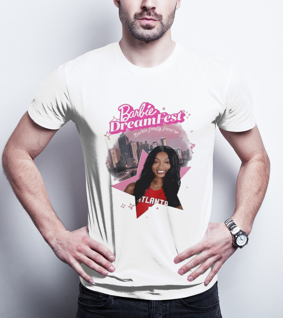 Barbie Dream Fest Angel Reese Atlanta Dream Basketball Barbie Finally Found Her Dream T-Shirt