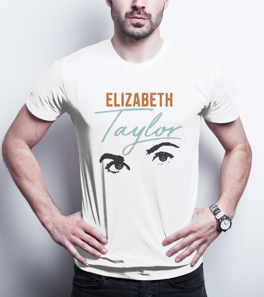Elizabeth Taylor Iconic Eyes And Signature T-Shirt