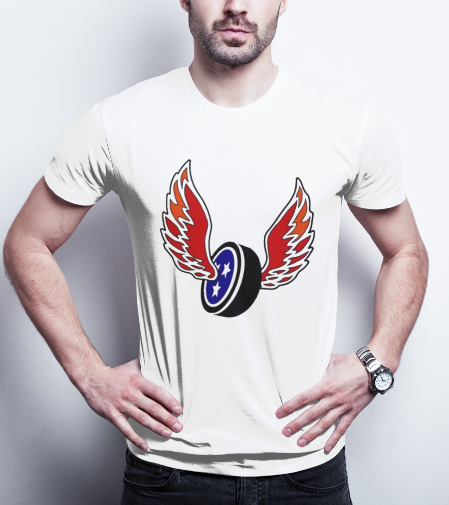 Joey Aguilar Knoxville Speed Three Star Winged Wheel T-Shirt