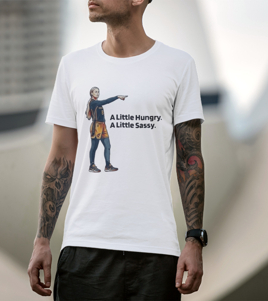Sophie Cunningham A Little Hungry A Little Sassy Basketball T-Shirt