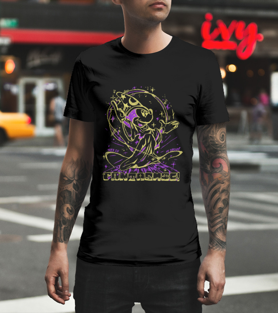 Dream Fantasmic Sorcerer Mickey Mouse T-Shirt