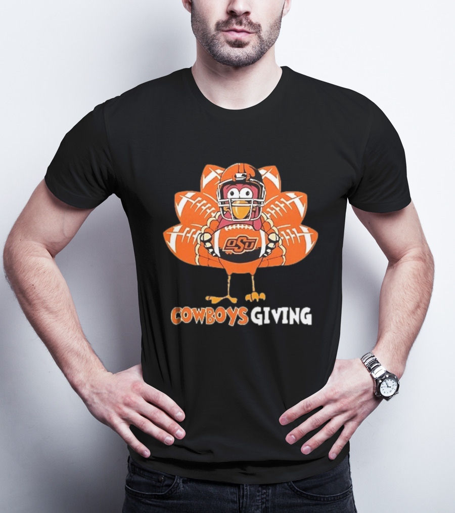 CowboysGiving Oklahoma State OSU Turkey Football Thanksgiving 2025 T-Shirt