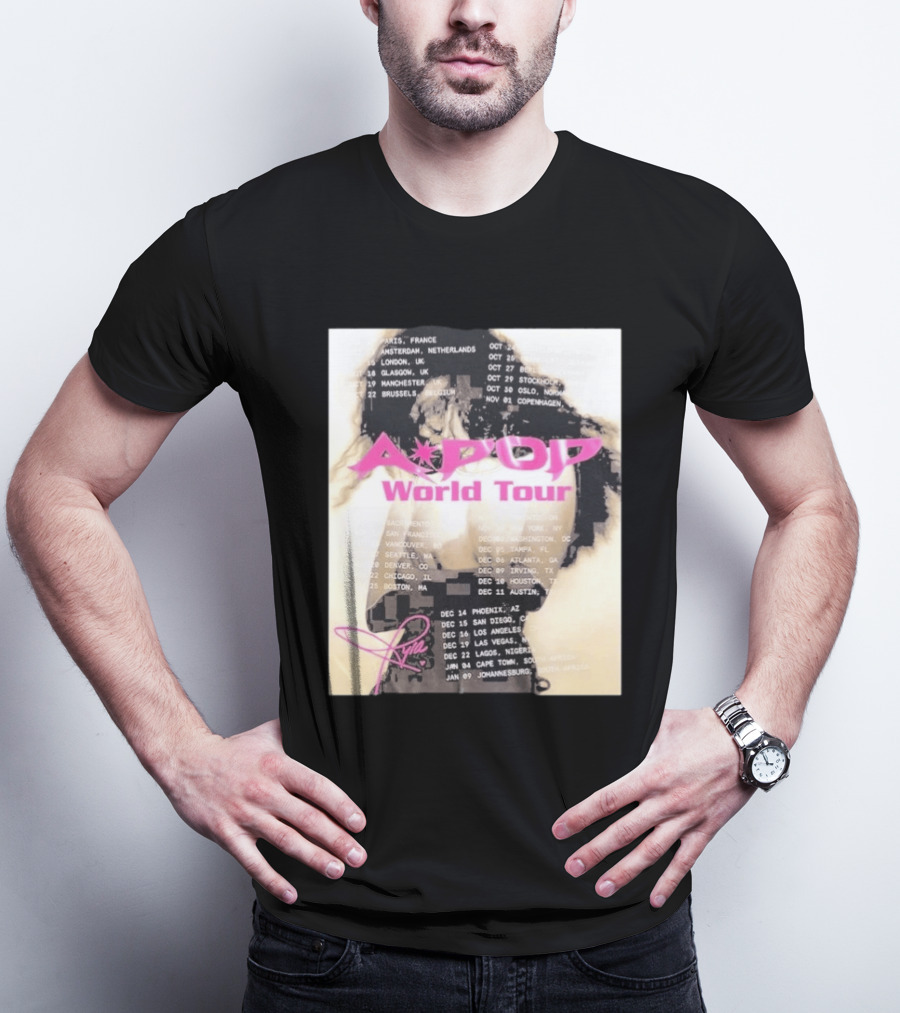 Tyla A Pop World Tour 2026 Paris Amsterdam London Dates And Signature T-Shirt