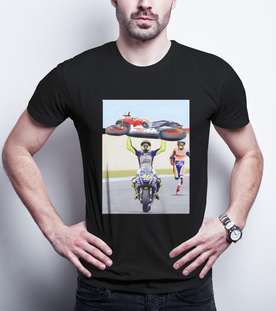 Valentino Rossi Honda MotoGP 46 Victory Celebration 2026 T-Shirt