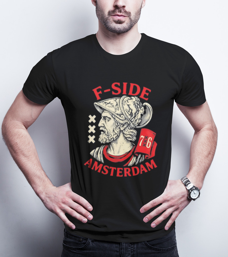 F Side Amsterdam Warrior Helmet 76 T-Shirt