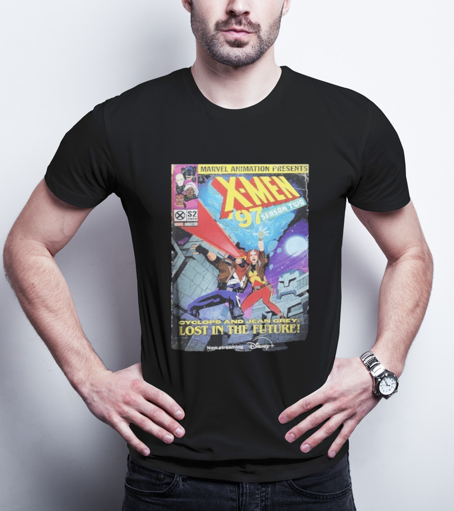 X Men 97 Season 2 Cyclops And Jean Grey Lost In The Future Time Travel Streaming On Disney Plus T-Shirt