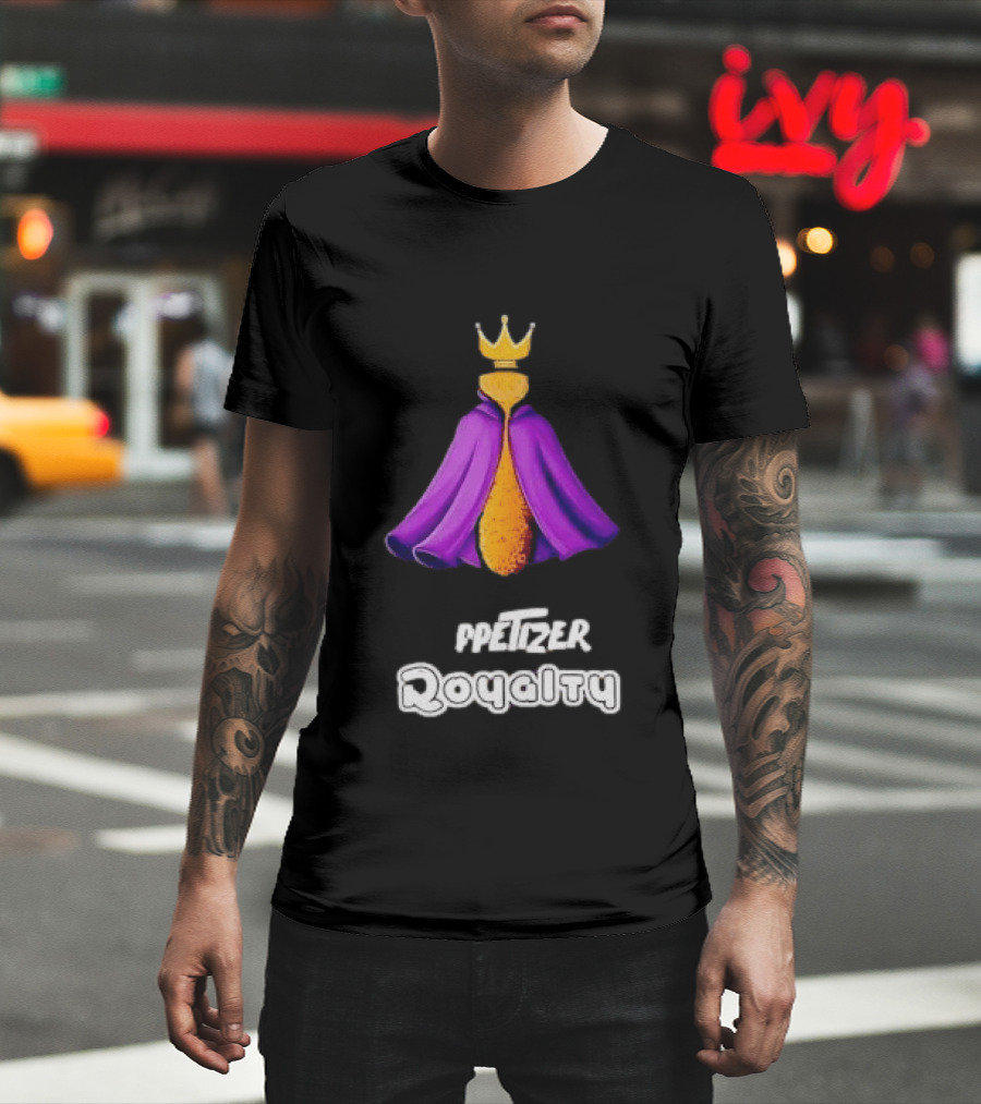 Crowned Nugget Appetizer Royalty Kingscape T-Shirt